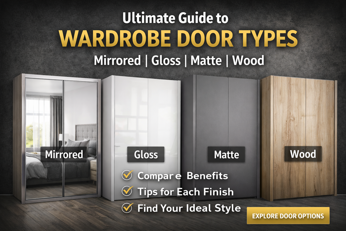 Ultimate Guide to Wardrobe Door Types | Sliding Door Wardrobe