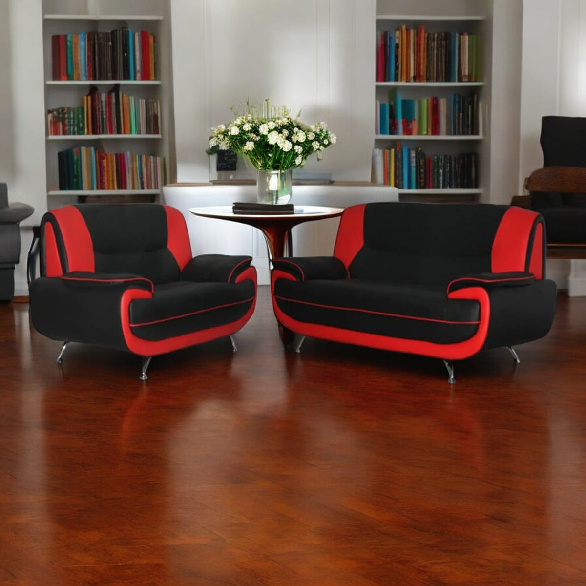 PALERMO Sofa Black Red Grey & Dark Brown | Buy Sliding Door Wardrobe